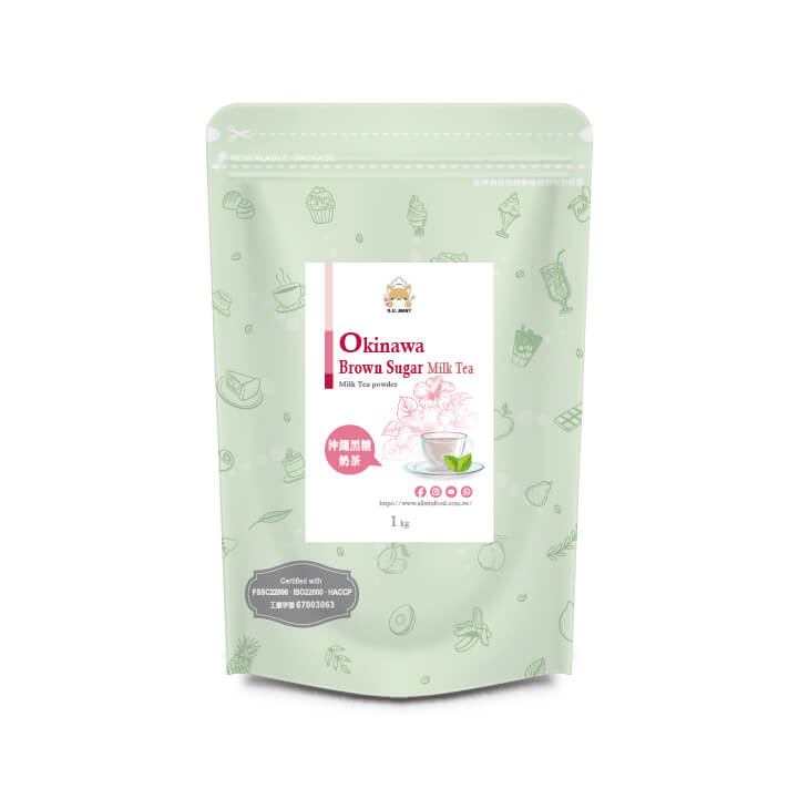 Okinawa Brown Sugar Milk Tea Powder Supplier | Allwin Food : Okinawa ...