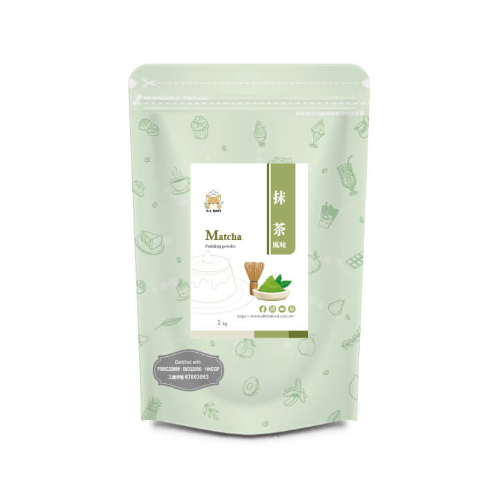 Matcha Pudding Powder Suppliers | Allwin Food : Matcha Green Tea ...
